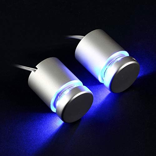 Amazon.com : TOPNIKE Aluminum LED Sign Standoffs, 1"1", Silver, Blue ...