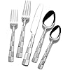 Amazon.com: International Silver 5108515 Checkered Frost Stainless ...