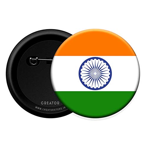 Buy India Flag Button Badge (Pack of 15) Online at Low Prices in India ...