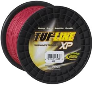 Tuf-Line XP 2500 Yard Fishing Line (Red, 10-Pound), Braided Line ...