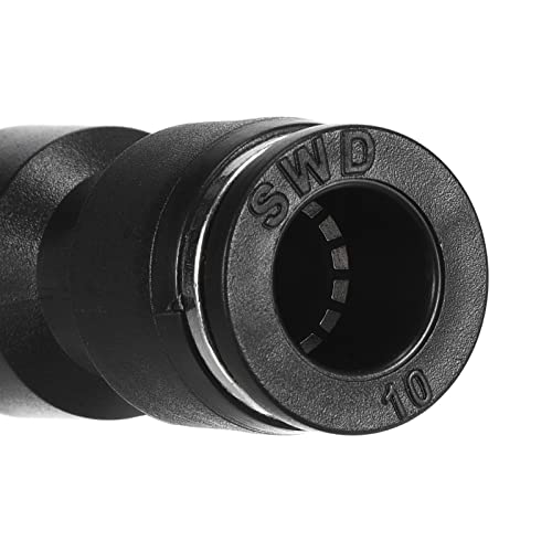 PATIKIL 10mm to 8mm Reducing Push to Connect Air Line Fitting, 5 Pack ...
