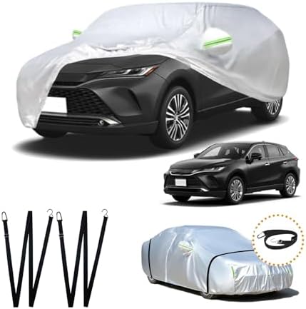 Amazon.co.jp: Temiry 自動車カバー 防水 ハリアー 80系 専用ボディカバー 日よけ ハリアー80系 自動車 カバー 断熱 車カバー 防雪防塵 自動車 カバー 防風 カー ...