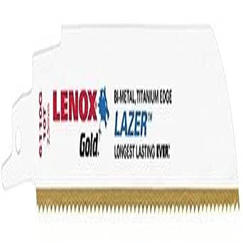 LENOX Gold 6110G - 6 10TPI Titanium Edge LAZER Heavy Metal Cutting ...