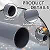Glooglitter 8 Inch x 2 ft Schedule 40 PVC Pipe White, Customizable ...