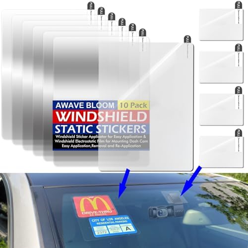 Amazon.com - Windshield Sticker Applicator Electrostatic Film for Easy ...