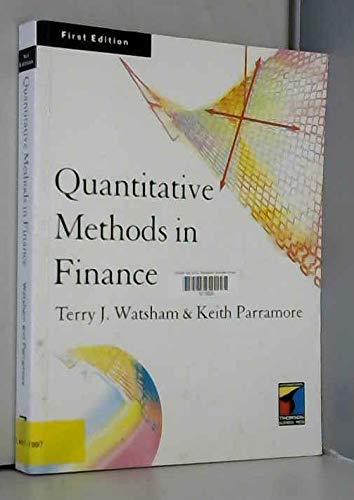 Amazon.com: Quantitative Methods in Finance: 9780412608209: Terry J ...