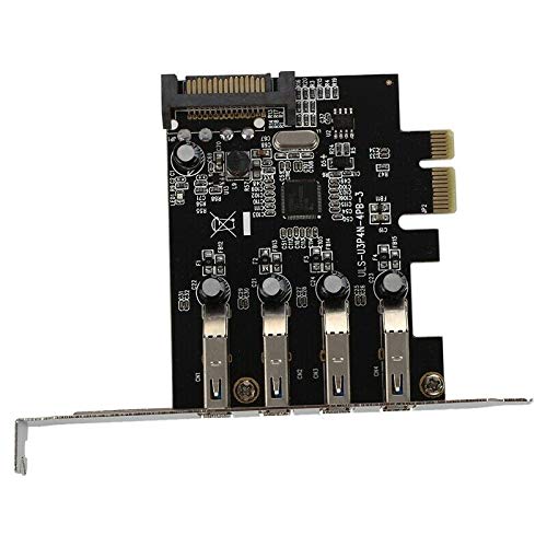 Generic 4-Port SuperSpeed USB 3.0 PCI Express Controller Card Adapter ...
