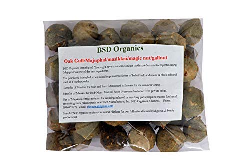 Amazon.com : BSD Organics Oak Gull/Majuphal/masikkai/magic nut/gallnut ...