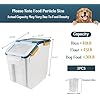 Amazon.com: 50lb Flour Storage Container with Lid, 2 Pack Large ...