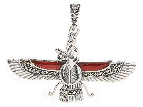 Buy Somma Made with Swarovski Marcasite 925 Silver Pendant Asho Farohar ...