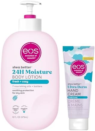 Amazon.com: Paquete de loción corporal y crema de manos eos Shea Better ...