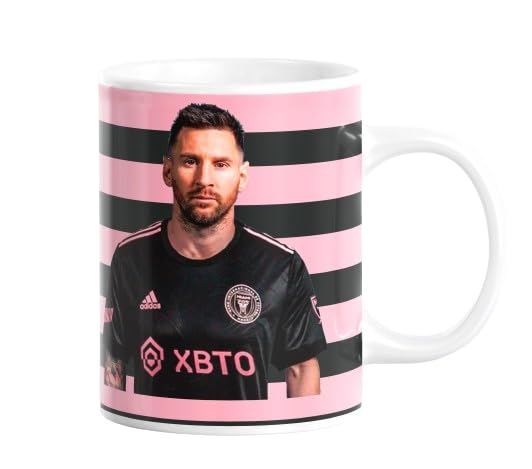 Buy DESI BONKERS Ceramic Messi Coffee Kitchen Microwave Safe Printed ...