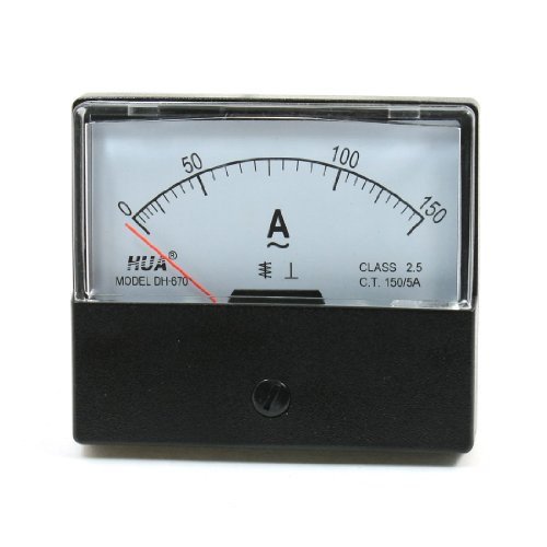 Alcoa PrimeAC0-150A Dial Analog Panel Meter Ammeter DH-670 Class 2.0 ...