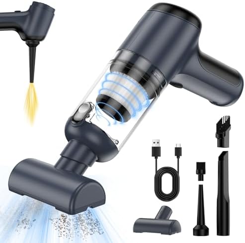 Amazon.com - 12000PA Mini Vacuum Cleaner, 3 in 1 Cordless Handheld Car ...