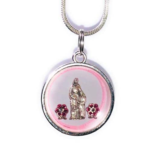 Amazon.com: St. Anne Pendant Necklace Catholic Christian Christmas ...