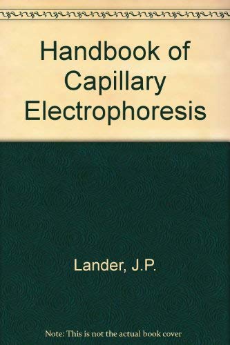 Handbook of Capillary Electrophoresis: 9780849386909: Medicine & Health ...