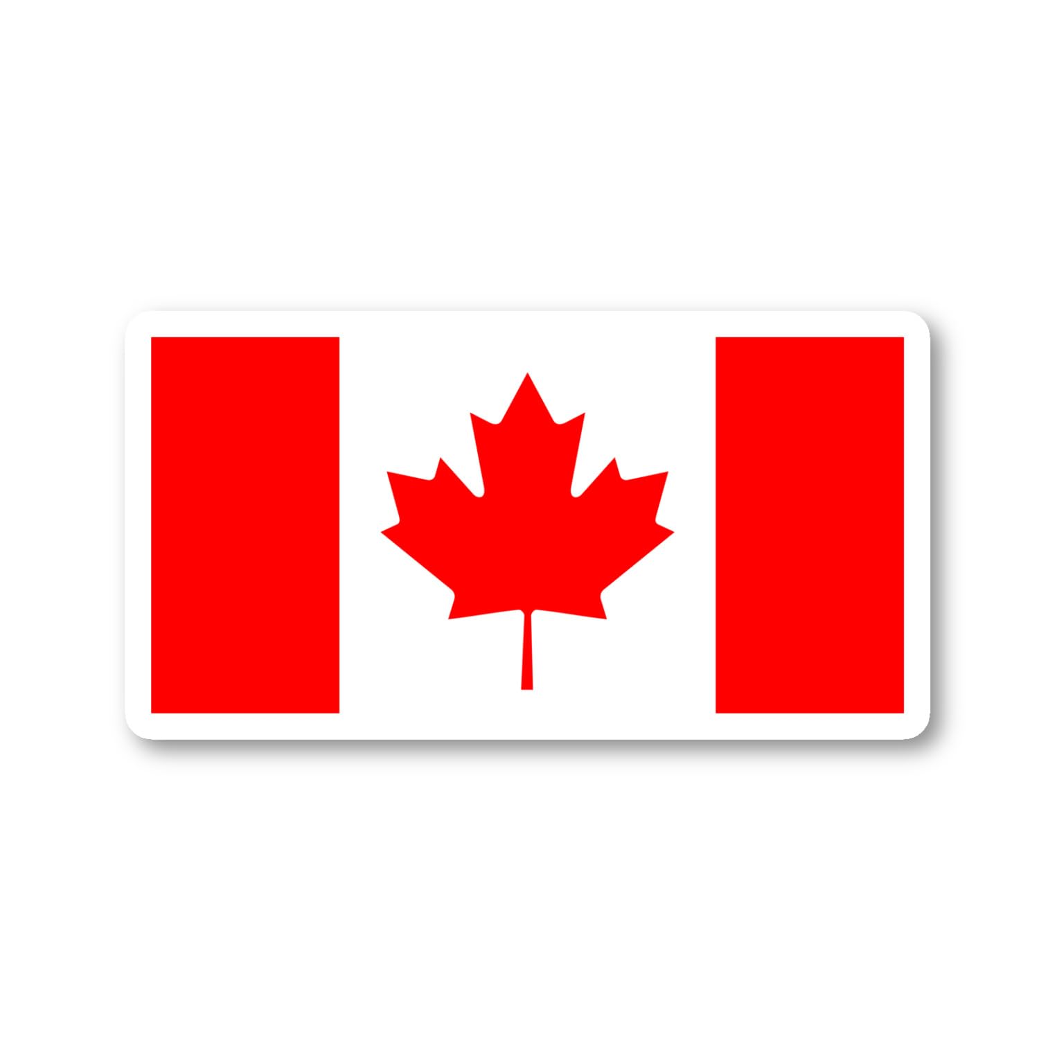 Amazon.com: Canadian Flag Canada Flag Sticker Flags Stickers - 3 Pack ...