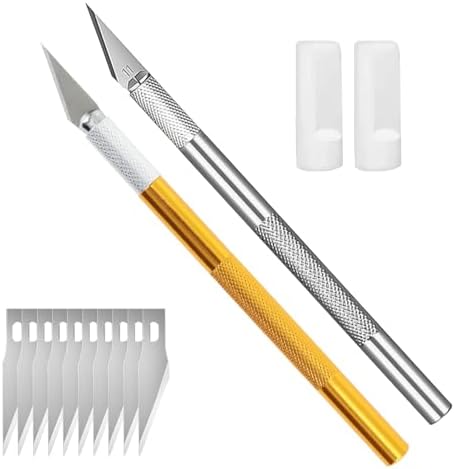 Craft Exacto Knife Set with 2 Hobby Crafting Knives for Adults UK 10 ...