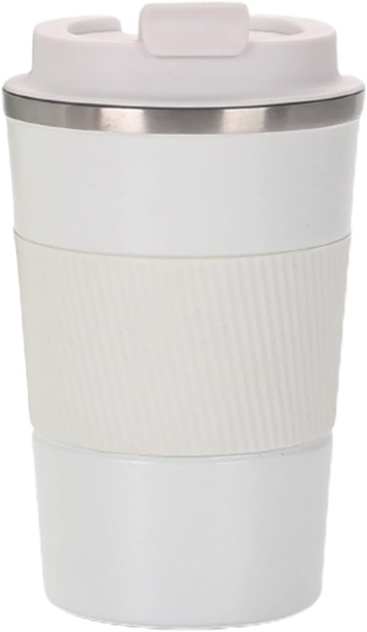 Amazon | Generic サーマルカップ 密閉性の高い車用断熱水マグ 実用的 白 380ml | Generic | 水筒・マグボトル