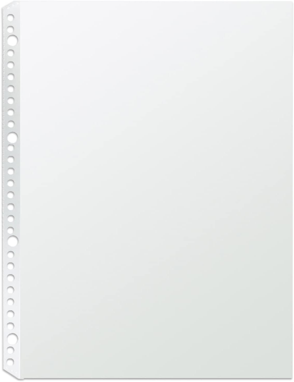 Amazon | ASKUL(アスクル) リング式ファイル用ポケット A4タテ 30穴 厚さ0.08mm 1袋 (100枚) | O型リングファイル | 文房具・オフィス用品