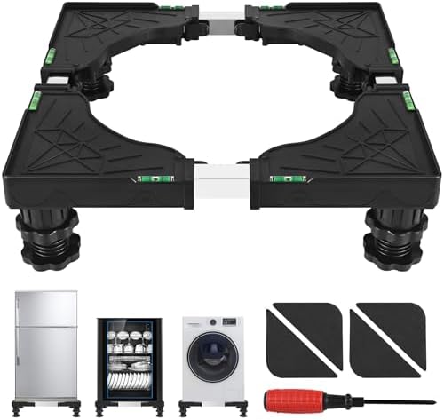 Amazon.com: ToLanbbt Mini Fridge Stand Adjustable Washer and Dryer ...