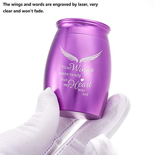 Small Sharing Urn - Mini Purple Urn for Human Ashes Set of 4 | 4 Pack ...