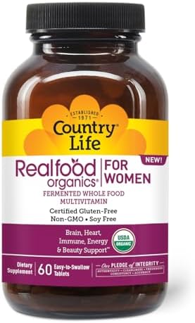 Amazon.com: Country Life Realfood Organics Women’s Multivitamin – USDA ...
