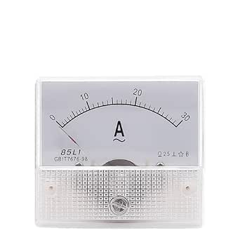 Amazon.com: 85L1-A Analog AC Ammeter Panel Mechanical Current Meter ...