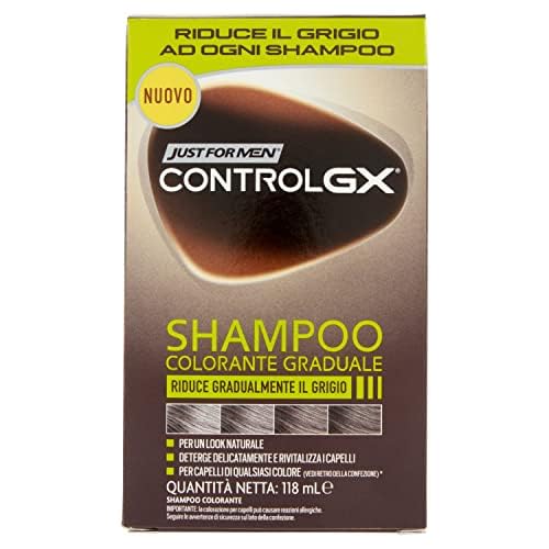 Just For Men - Control GX Colour Shampoo gradually reduces grey hair ...