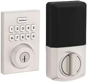 Kwikset Powerbolt 250 Keyless Entry Door Lock, 10-Button Keypad Satin ...