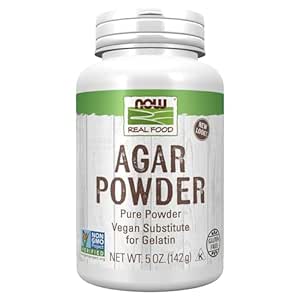 Amazon.com: NOW Foods, Agar Pure Powder, Vegetarian Substitute for ...