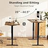 Amazon.com: Win Up Time Standing Desk Frame - Adjustable Sit Stand Desk ...