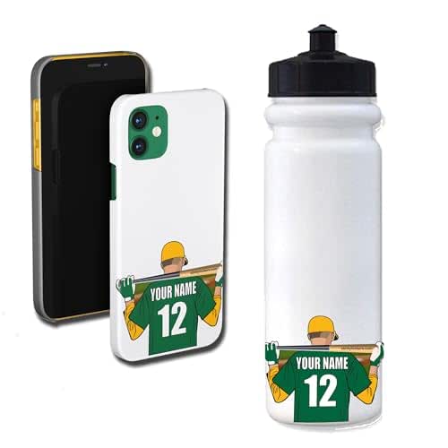 Amazon.com: Stinky Lockers 6 Pack Personalized Baseball Stickers ...