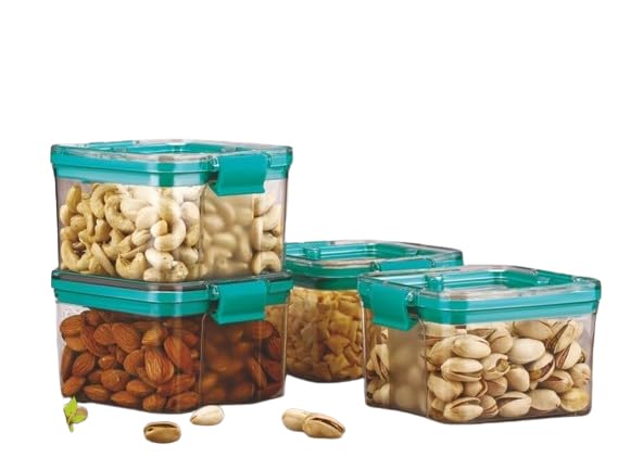 Buy Kitchen Storage Containers Set of 4 Pcs | Square Containers ...