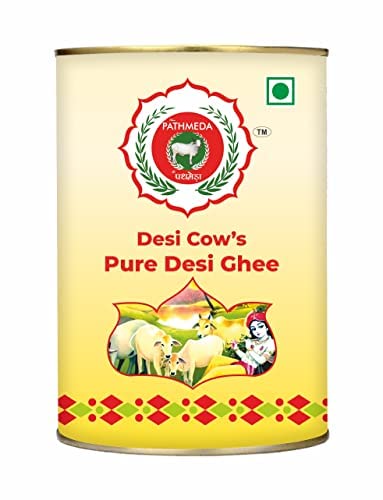 SHRI PATHMEDA 100% Natural Cow Ghee 5L | Original Desi Ghee | Pure for ...