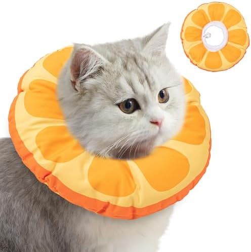 Cat Cones Recovery Collars, Cute Waterproof Cat Cone for Kittens After ...