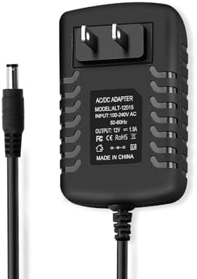 Amazon.com : DC 12V 1.5A Power Supply Adapter 1500mA AC Adapter 100 ...