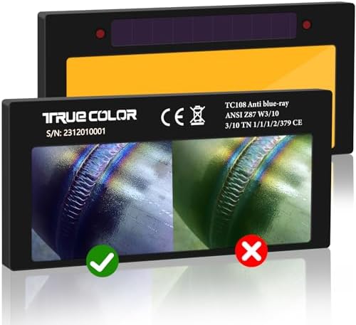 2x4 1/4 Gold Welding Lens,Gold Auto Darkening Welding Lens Replacement ...