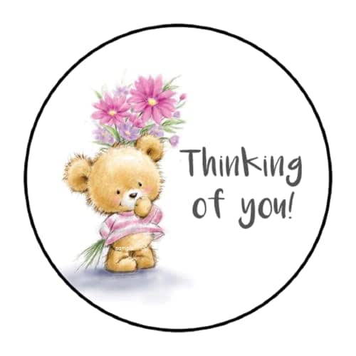 Amazon.com: 30 Pcs Thinking of You Stickers, Labels, Tags, Envelope ...
