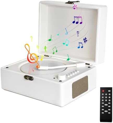 Amazon.com: Yintiny Time Music Box CD Player with Speakers; Bluetooth ...