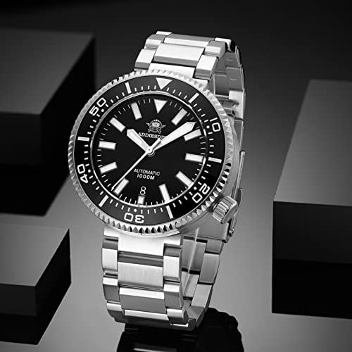 ADDIESDIVE Diver 1000M Reloj de buceo para hombre, 45 mm, automático ...