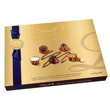 Lindt Swiss Luxury Selection Assorted Chocolates, Chocolate Gift Box ...