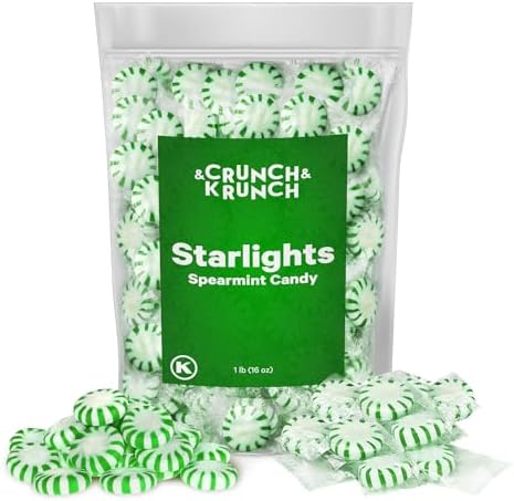 Amazon.com : Starlight Spearmint Individually Wrapped Candy - Sweets ...