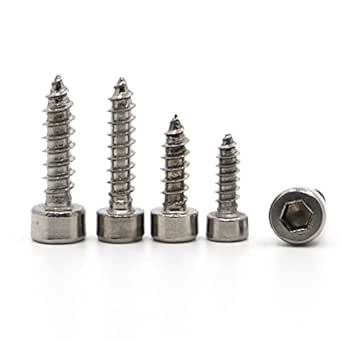 Nuts and bolts set M2 M2.6 M3 M4 M5 M6 304 Stainless Steel Hex Socket Head Cap Self Tapping ...
