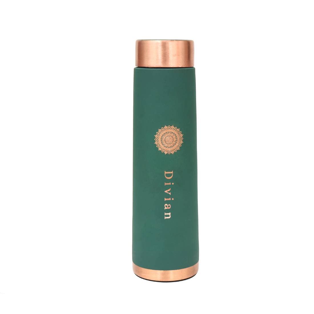 Divian Engrave Powder Coated Copper Water Bottle, Diwali Gifting ...