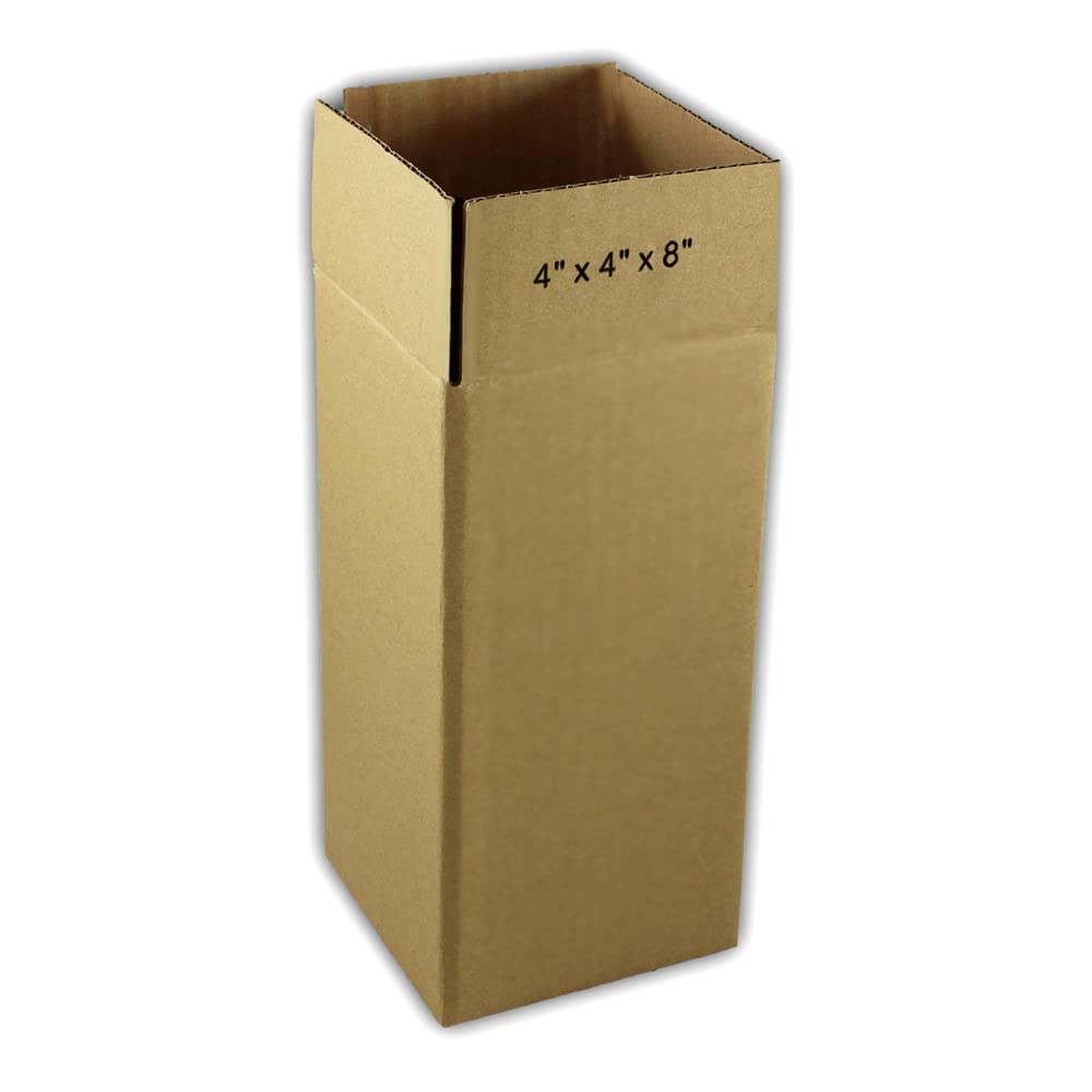 10 EcoSwift 4x4x8 Corrugated Cardboard Packing Boxes Mailing Moving ...