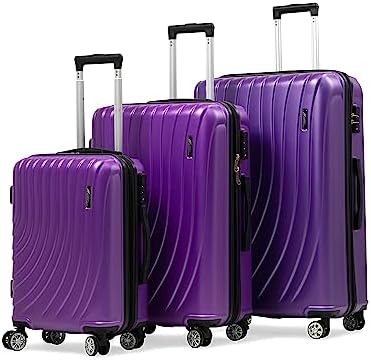 Amazon.com | M Camel Mountain Luggage Sets 3 Piece Lightweight Durable ...