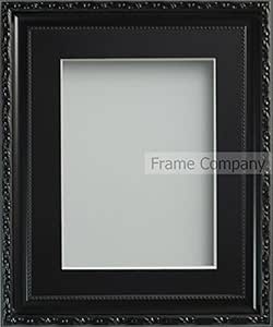 Frame Company Brompton Range Black Picture Photo Frame with Black ...