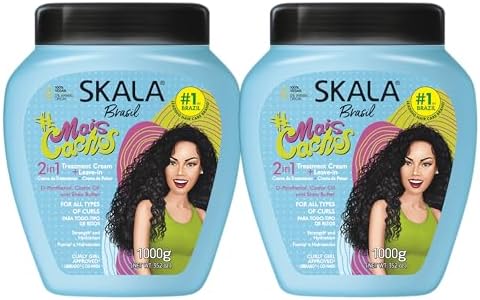 Amazon.com: SKALA 2 Pack Mais Cachos Hydrates Curls, Eliminates Frizz ...