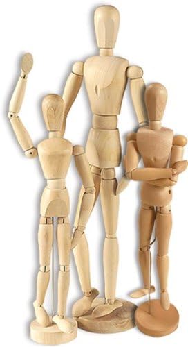 Amazon.com: Plain Wooden Manikin - 8" Male
